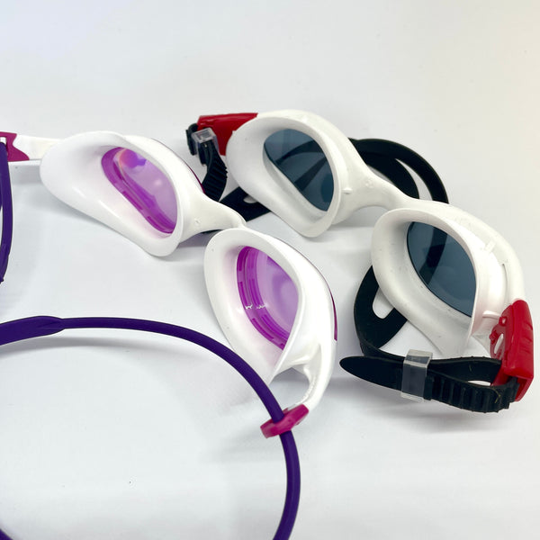 The Ray / Eta Set - Ruby Fresh Goggles